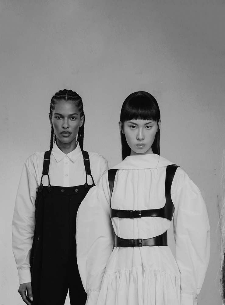 Jamela Adam-Beyala and Bao Ziyi for Elle Bulgaria - Mirrrs Models